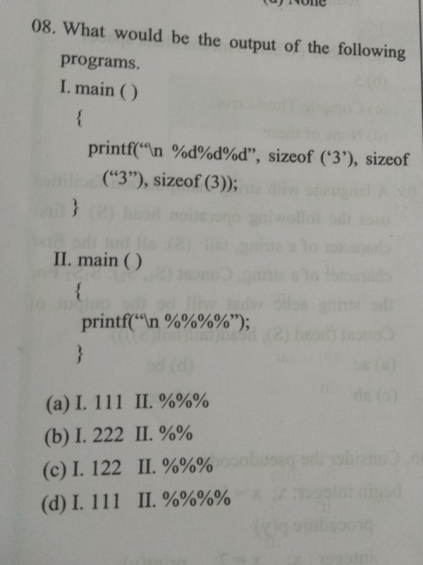 Programming in C: Printf