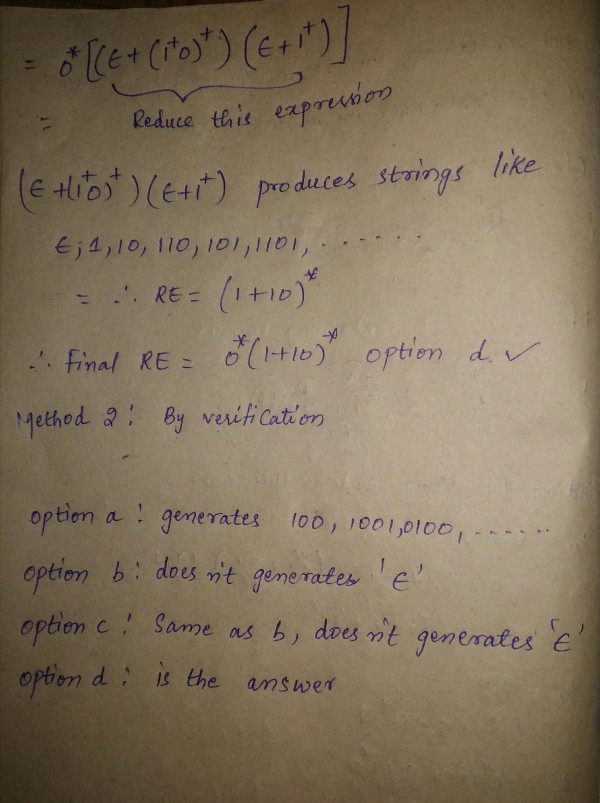 Theory of Computation: GATE CSE 1997 | Question: 6.4