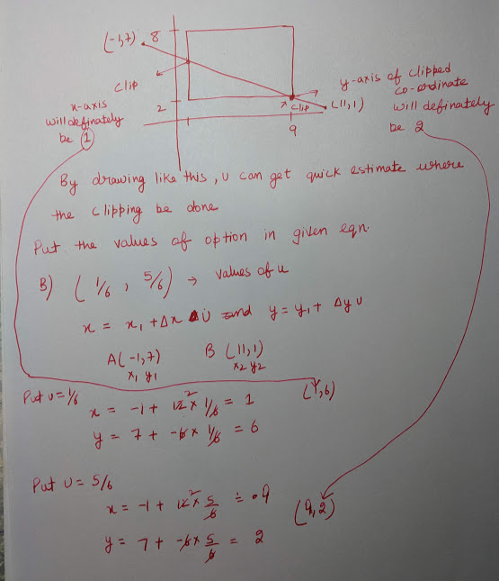 Computer Graphics: UGC NET CSE | August 2016 | Part 3 | Question: 18