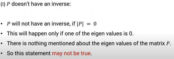 Linear Algebra: GATE CSE 2018 | Question: 26