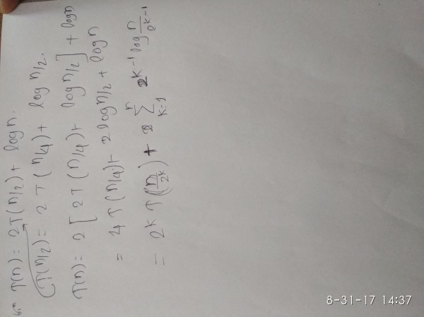 Programming in C: Time Complexity Equation