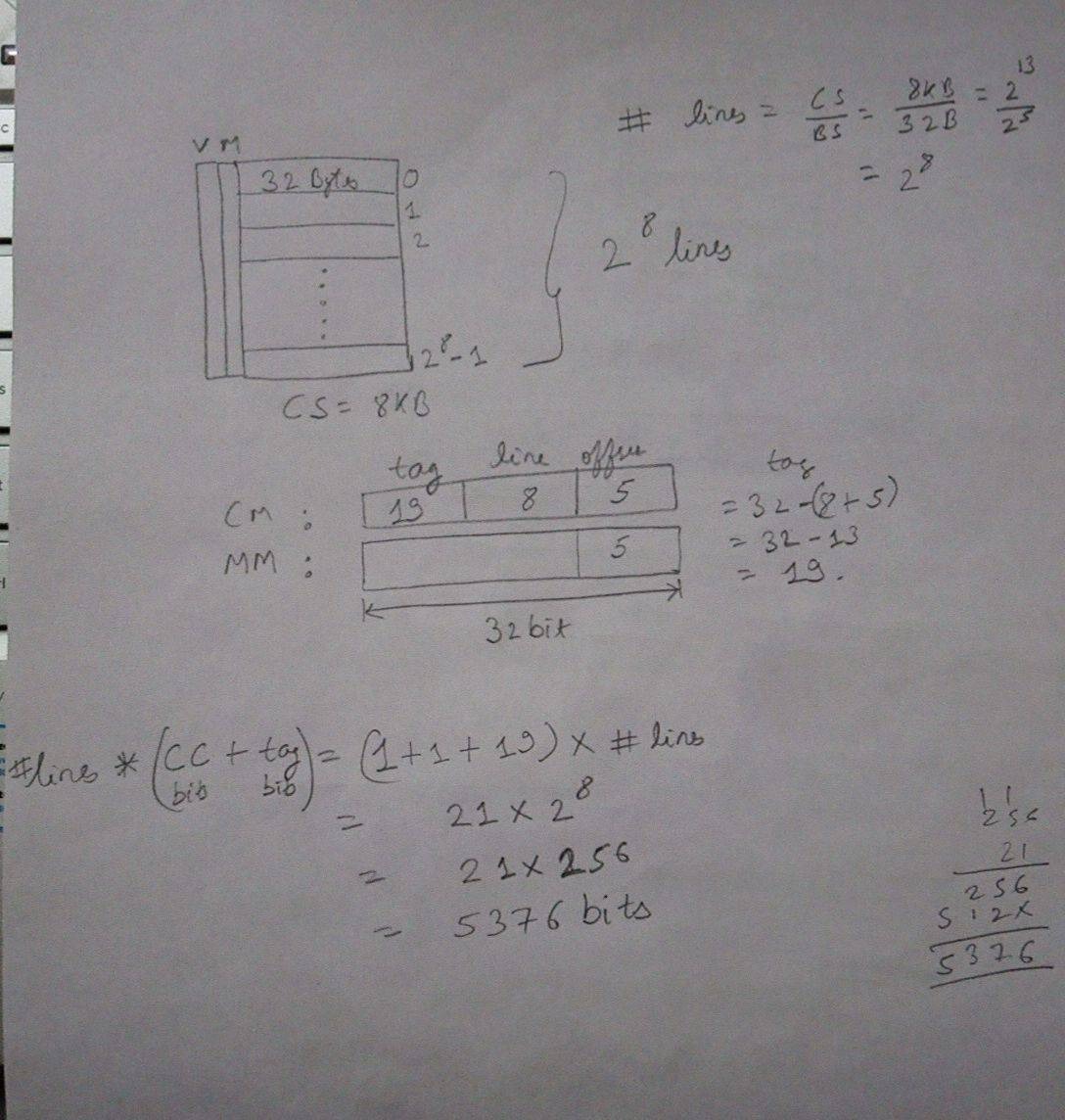 Co And Architecture Gate Cse 2011 Question 43 