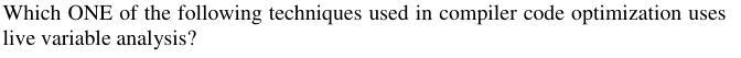 Compiler Design: GATE CSE 2025 | Set 1 | Question: 3