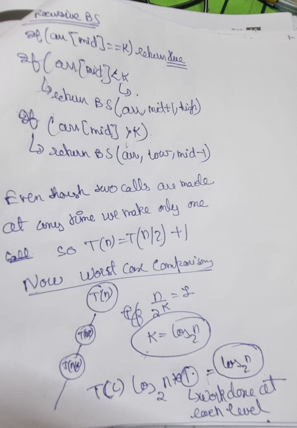 Algorithms: GATE CSE 2021 Set 2 | Question: 8