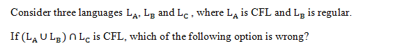 Theory of Computation: Regular and CFL