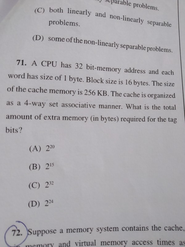 CO and Architecture: WEST BENGAL SET COMPUTER SCIENCE