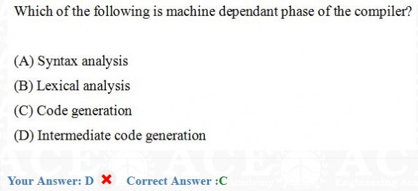 CO and Architecture: Machine dependent phase. How is it?
