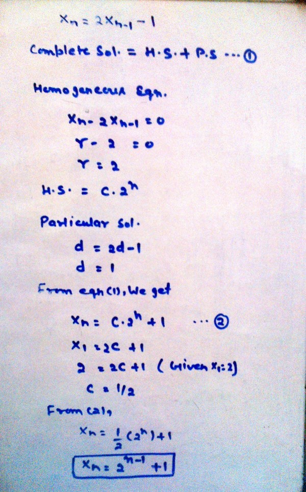 Algorithms: GATE CSE 1998 | Question: 6a