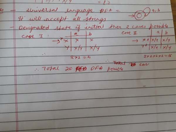 Theory Of Computation Ace Test Series Theory Of Computation Finite Automata