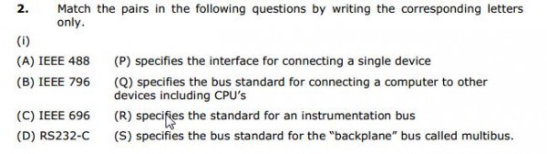 Operating System: GATE CSE 1991 | Question: 02,i