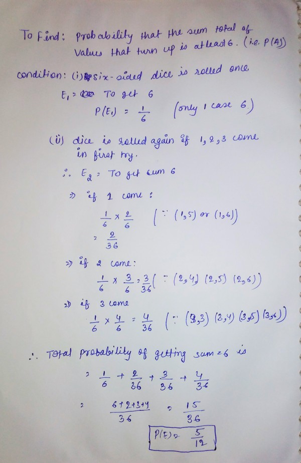 Probability: GATE CSE 2012 | Question: 33