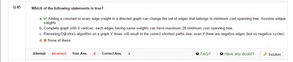 Algorithms Madeeasy Test Series Algorithms Minimum Spanning Trees