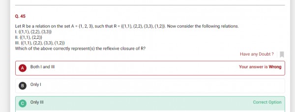 Set Theory And Algebra Reflexive Relation