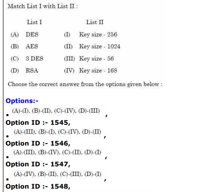 Others: UGC NET CSE | October 2022 | Part 1 | Question:: 38