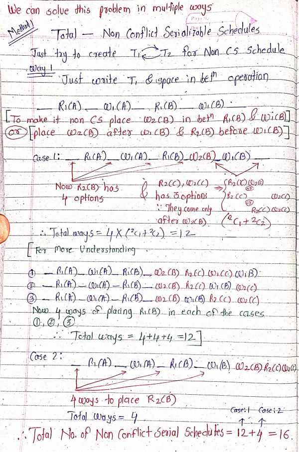 Databases: GATE CSE 2017 Set 2 | Question: 44