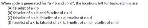 Compiler Design: NPTEL Assignment Question