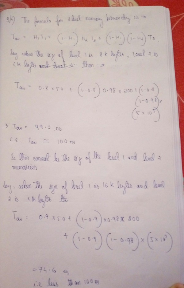 CO & Architecture: GATE CSE 1996 | Question: 26