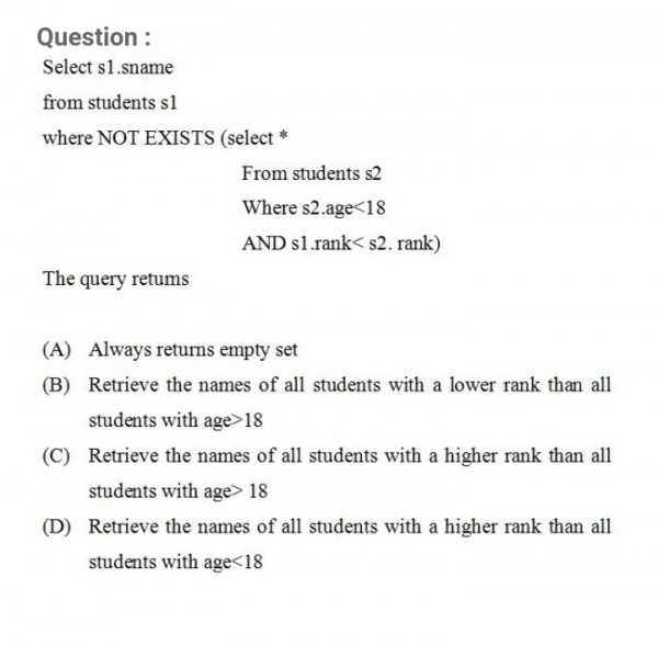 Databases Ace Test Series Dbms Correlated Sql Query