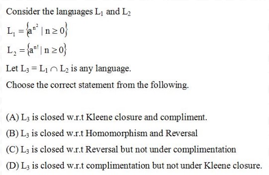 Theory of Computation: closure properties