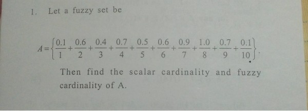 Set Theory & Algebra: Fuzzy Sets