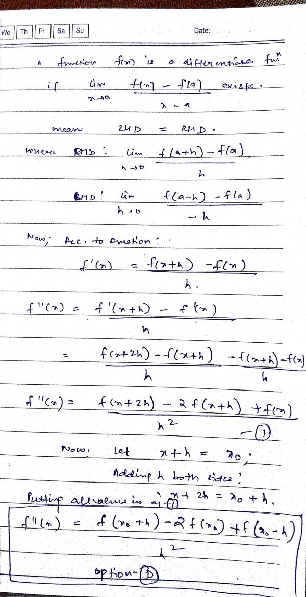 Calculus: GATE CSE 1996 | Question: 1.6