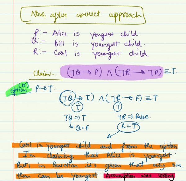 Mathematical Logic: GO Classes CS 2025 | Weekly Quiz 1 | Propositional Logic | Question: 14
