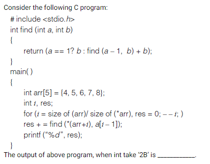 Programming in C: OUTPUT OF PROGRAM