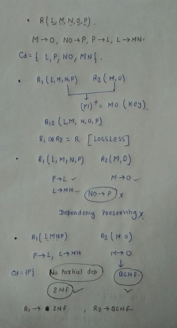 Databases: GATE CSE 2002 | Question: 16
