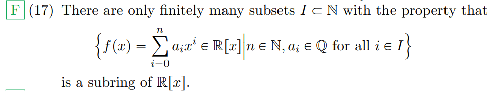 Others: TIFR Mathematics 2025 | Part B | Question: 17