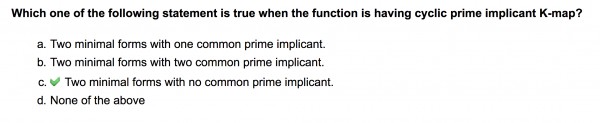 Digital Logic: Cyclic Prime Implicant K-map