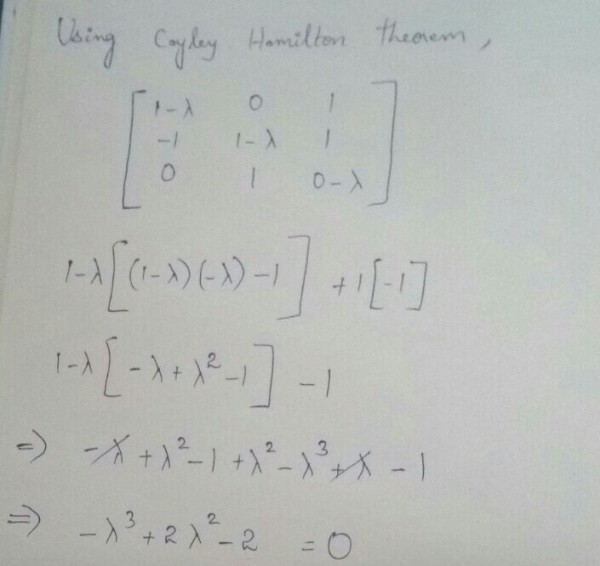Linear Algebra: GATE CSE 1994 | Question: 3.12