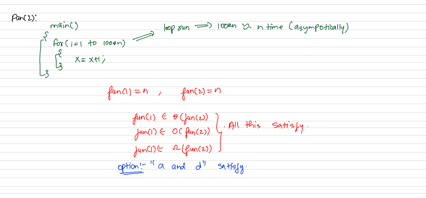 Algorithms: GATE CSE 2023 | Question: 44