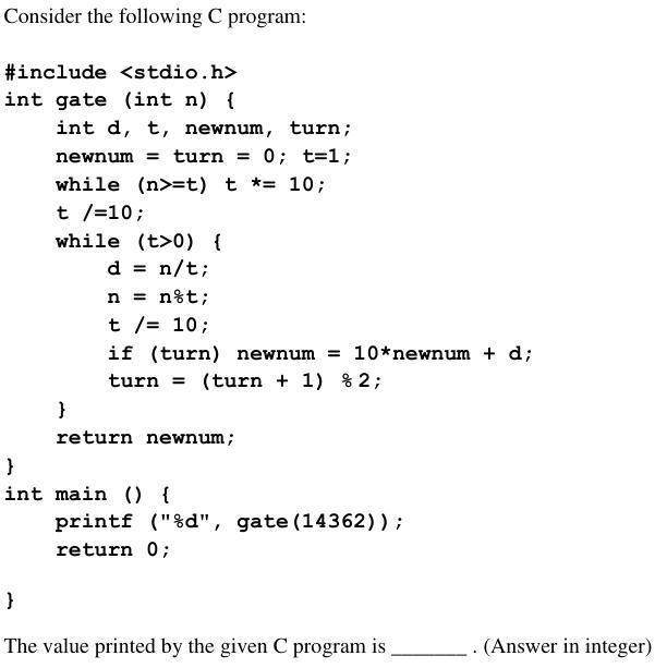 Others: GATE CSE 2025 | Set 1 | Question: 53