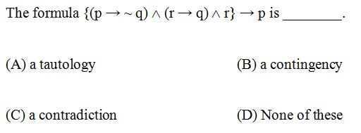 Mathematical Logic: ACE Test Series