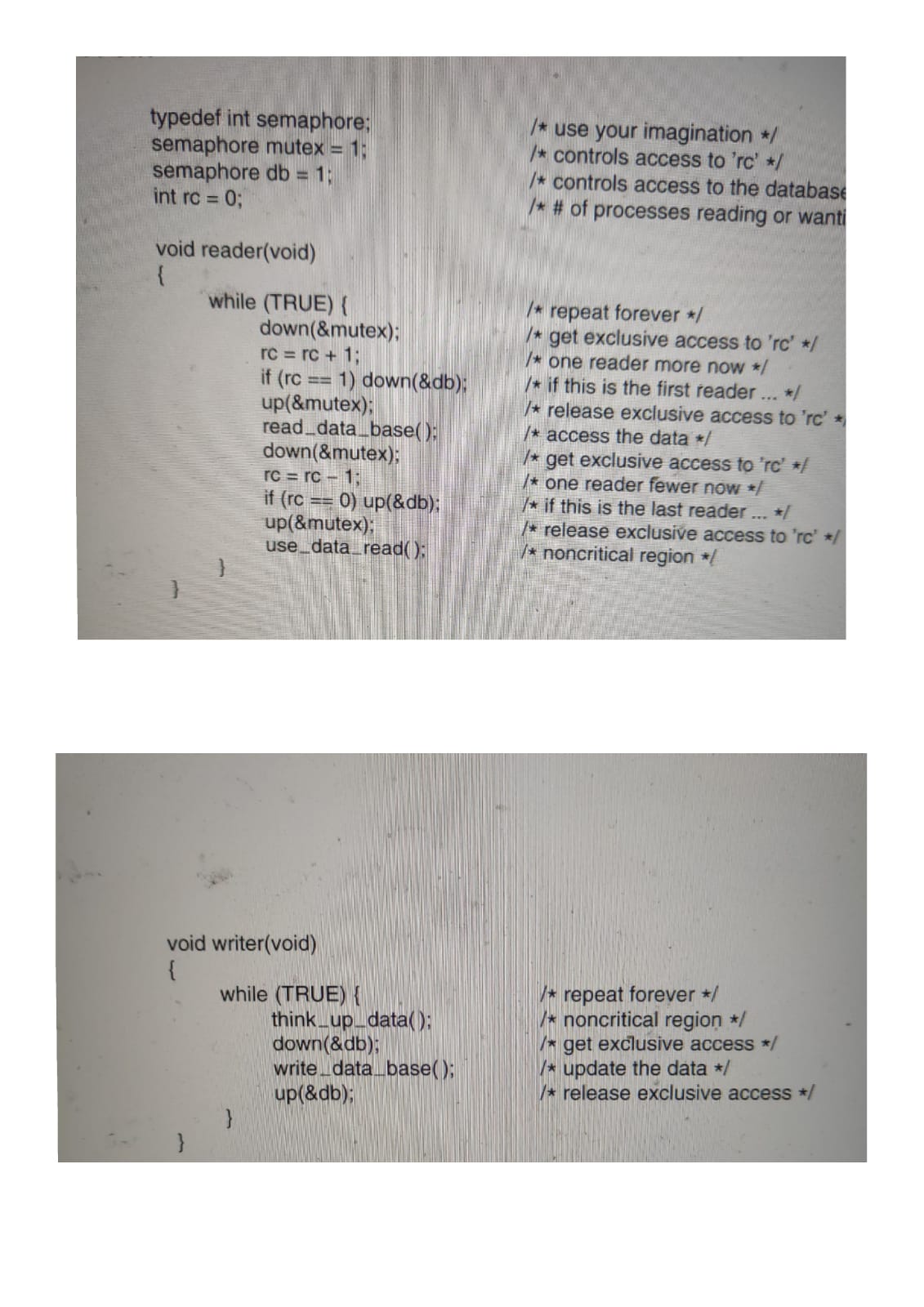 Operating System Os Self Doubt Semaphore