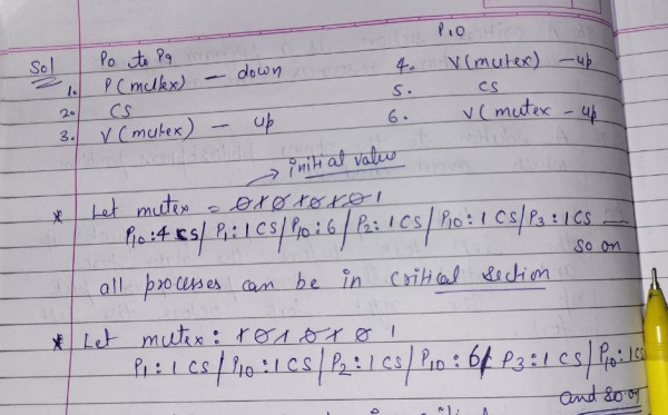 Operating System: GATE CSE 1997 | Question: 6.8
