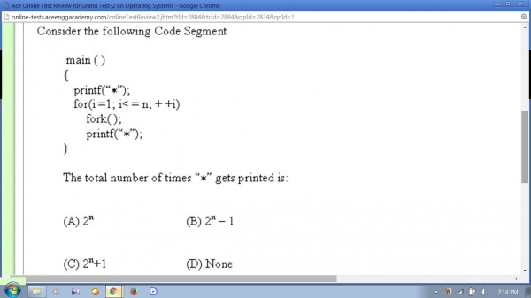 Operating System: fork