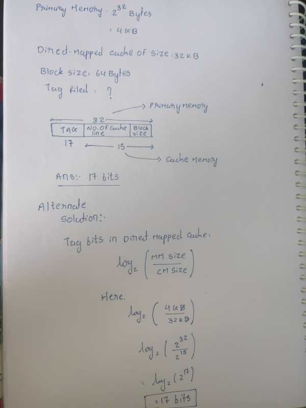 Co And Architecture Gate Cse 2021 Set 1 Question 22