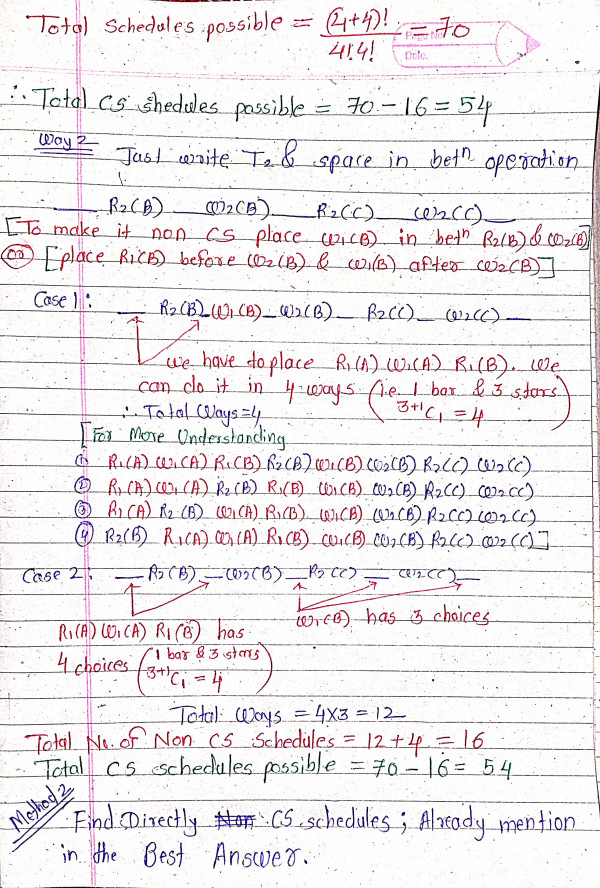 Databases: GATE CSE 2017 Set 2 | Question: 44