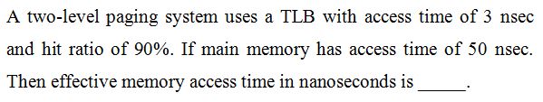 Operating System: Effective Access Time