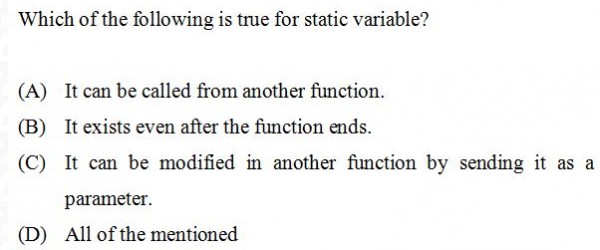 Programming in C: Static variable doubt