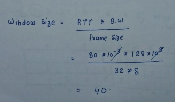 Computer Networks: ISRO CSE 2018 | Question: 44