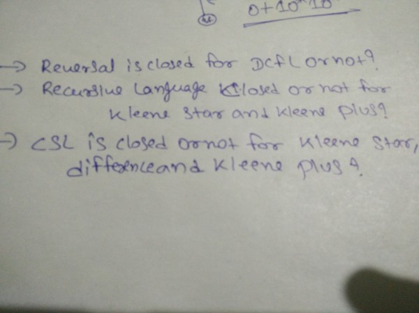 Theory Of Computation Closure Properties In Toc